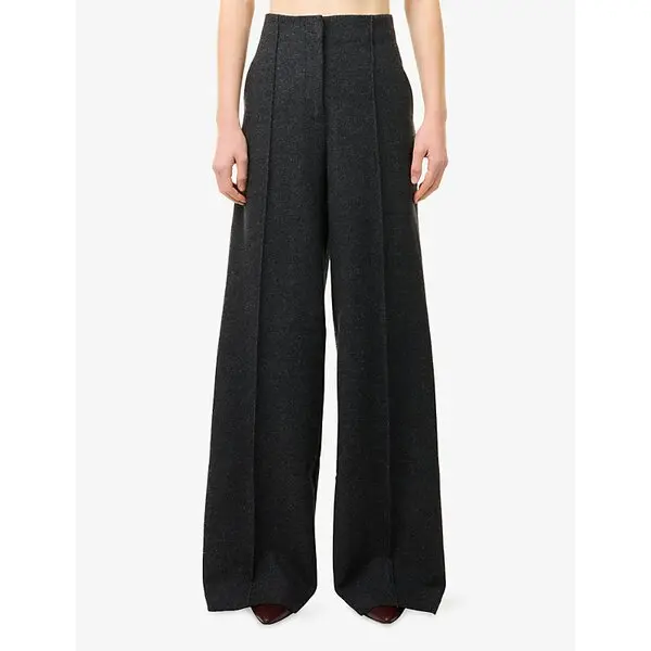 Paige Vicenza Tailored Wool-blend Trousers