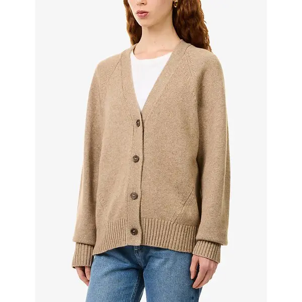 Paige Hikari V-neck Wool-blend Cardigan