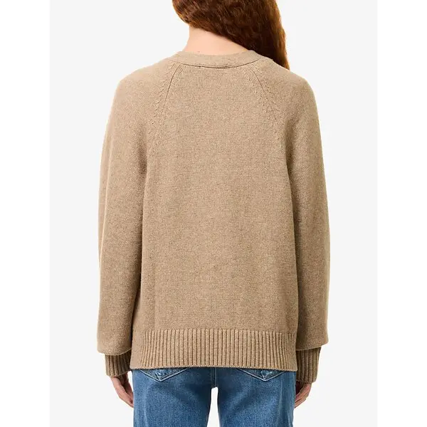 Paige Hikari V-neck Wool-blend Cardigan