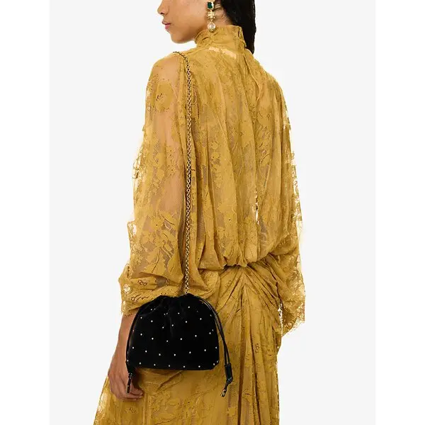 Chloé Icons Mini Velour Shoulder Bag