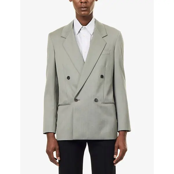 THE ROW Yani Double-breasted Wool Blazer