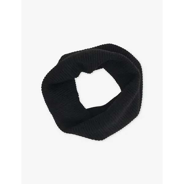 Boggi Milano Logo-patch Merino Wool Neck Warmer