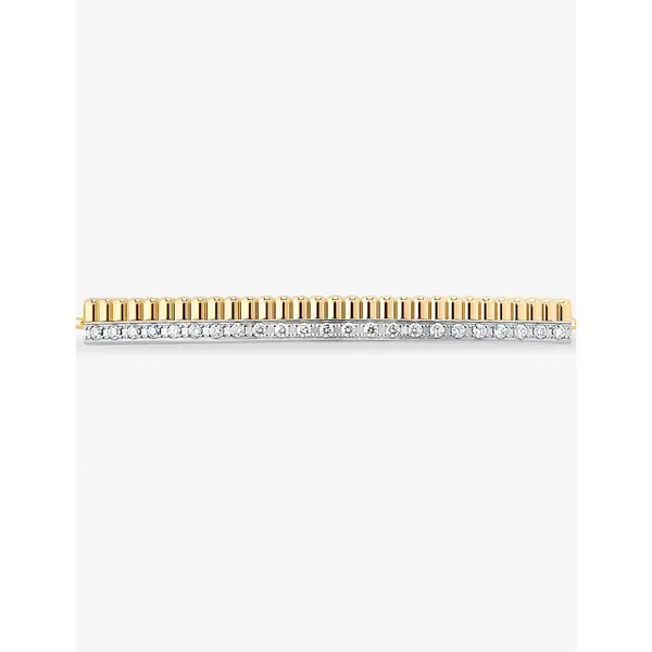 Boucheron Quatre Radiant Edition 18ct And 0.18ct Diamond Chain Bracelet