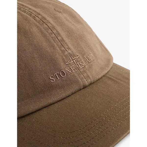 Stone Island Brand-embroidered Cotton Cap