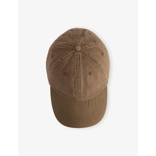 Stone Island Brand-embroidered Cotton Cap