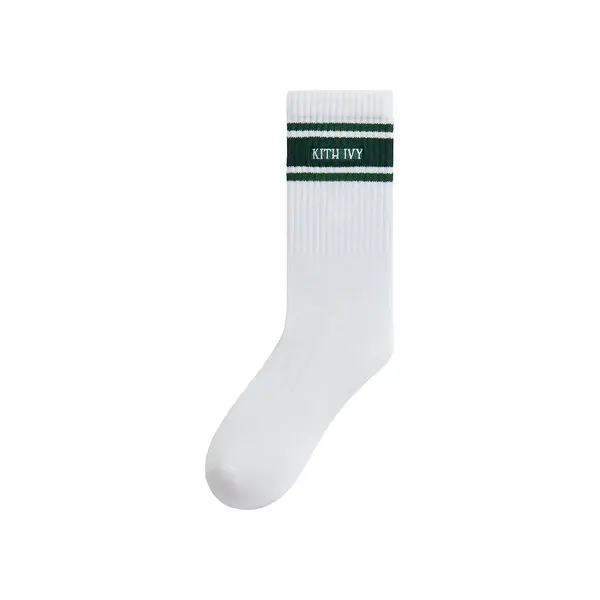 Kith Ivy For Wilson Stripe Logo Crew Socks