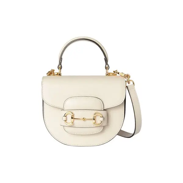 Gucci Horsebit 1955 Mini Top Handle Bag 'mystic - White