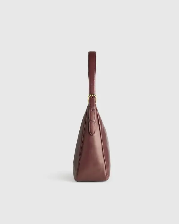 Quince Sutton Shoulder Bag - Deep Plum