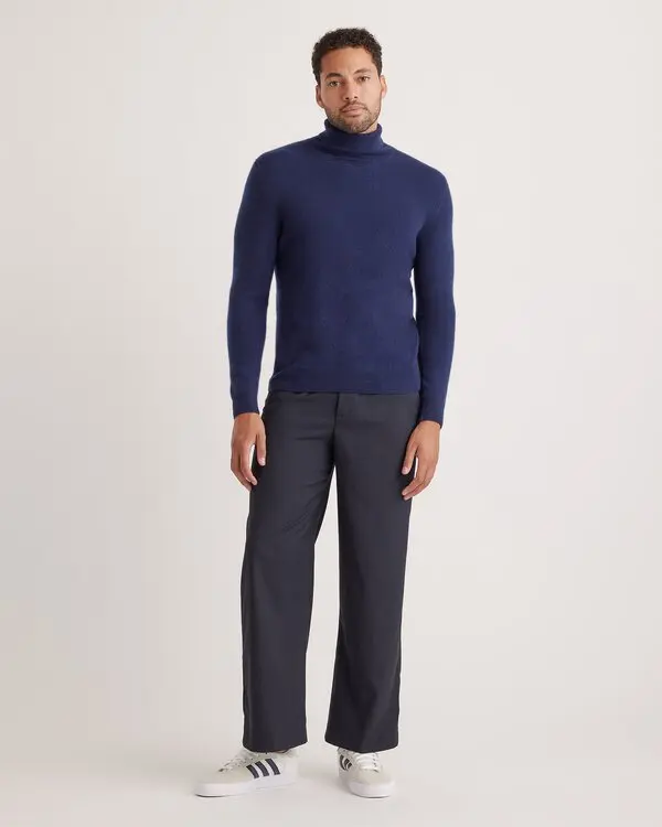 Quince Mongolian Spring Cashmere Turtleneck Sweater