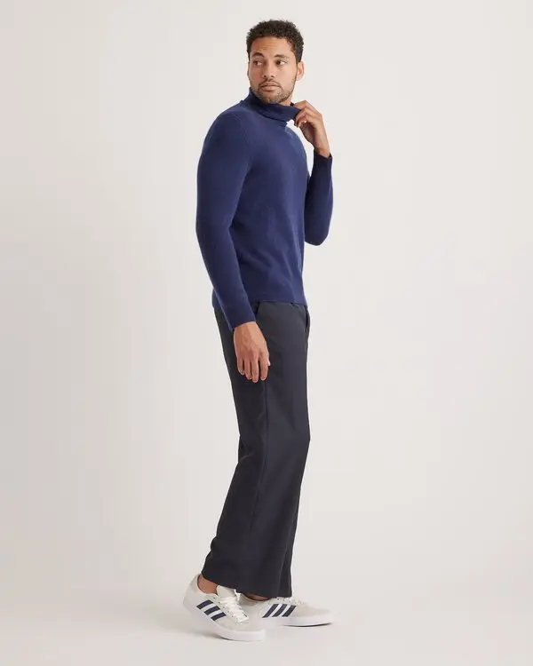 Quince Mongolian Spring Cashmere Turtleneck Sweater