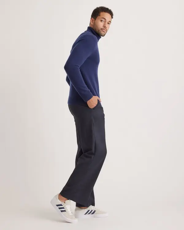 Quince Mongolian Spring Cashmere Turtleneck Sweater