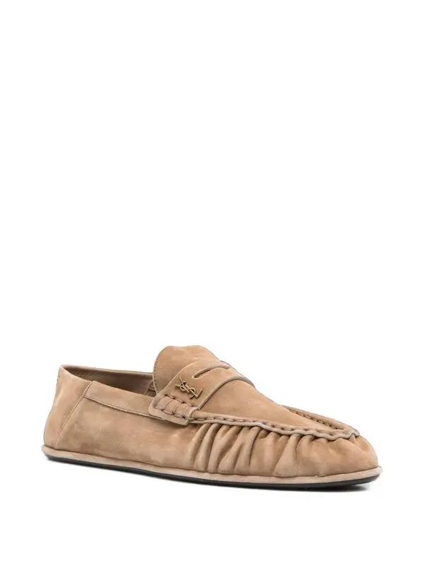 Saint Laurent Le Loafer Leather Loafers - Multicolor