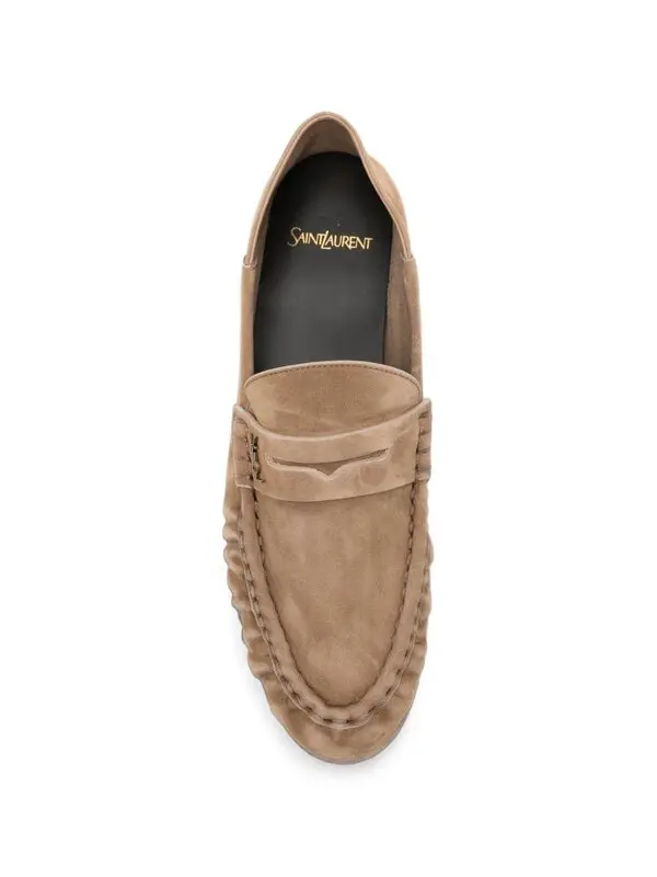 Saint Laurent Le Loafer Leather Loafers - Multicolor