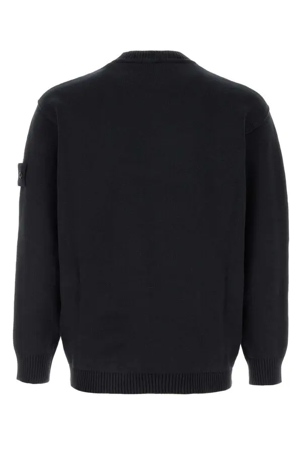 Stone Island Midnight Stretch Cotton Sweater - Blue