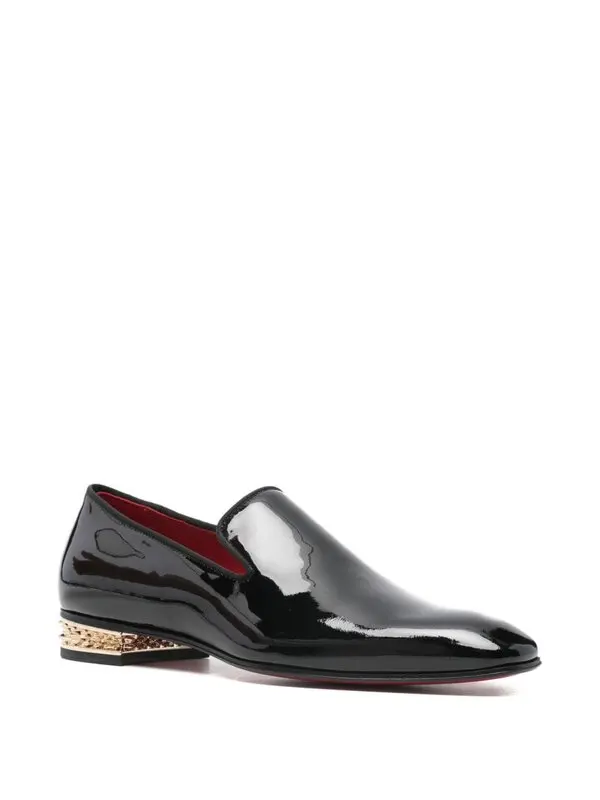 CHRISTIAN LOUBOUTIN Dandy Rocks Patent Leather Loafers