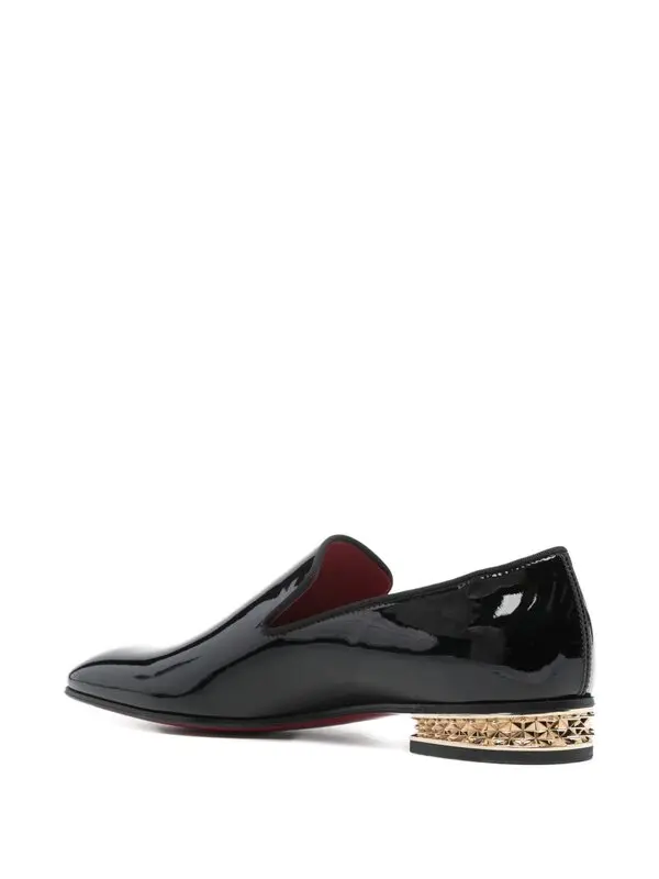 CHRISTIAN LOUBOUTIN Dandy Rocks Patent Leather Loafers - Multicolor