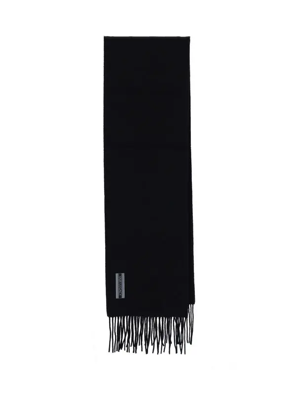 Our Legacy Fringed Wool Scarf - Black