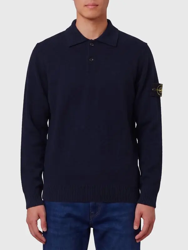 Stone Island Lightweight Geelong Wool Jumper - Navyblue