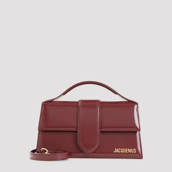 Jacquemus Le Grand Bambino Mini Patent Calf Leather Shoulder Bag - Red