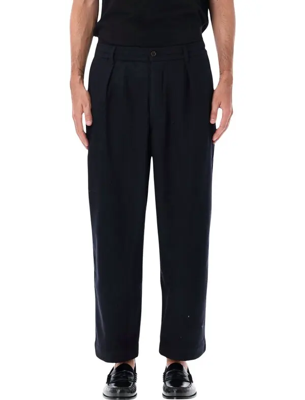 Universal Works Pleated Straight-leg Trousers