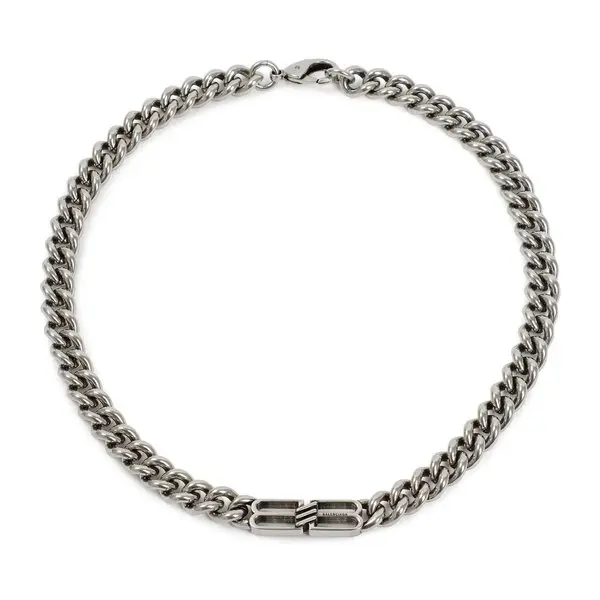 Balenciaga Bb Icon Gourmet Necklace - Antiquesil