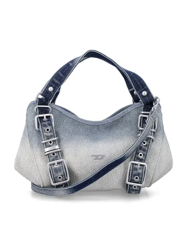 DIESEL® Shoulder Bag With Adjustable Strap - Denim