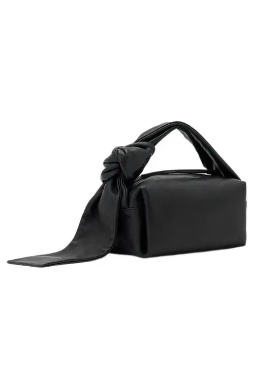 ALLSAINTS Effie Knot Micro Leather Bag - Black