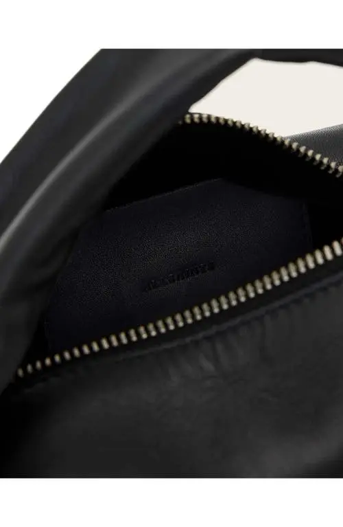 ALLSAINTS Effie Knot Micro Leather Bag - Black