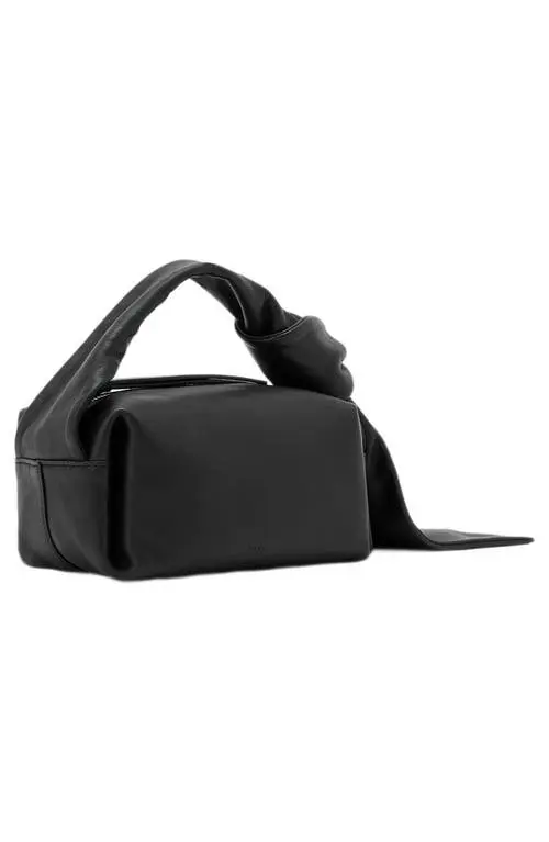 ALLSAINTS Effie Knot Micro Leather Bag - Black