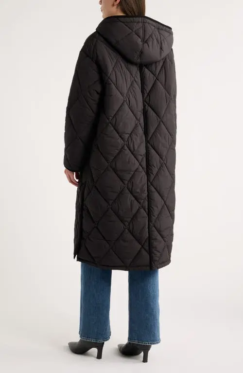 Bernardo Sleeping Bag Quilted Coat - Black
