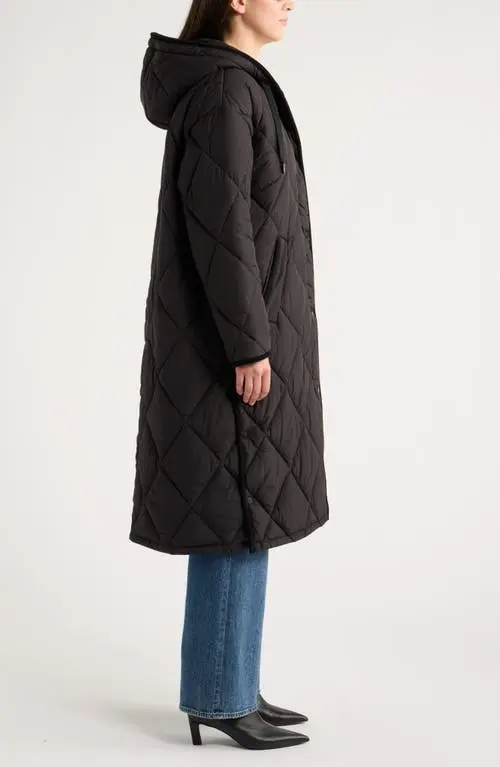 Bernardo Sleeping Bag Quilted Coat - Black