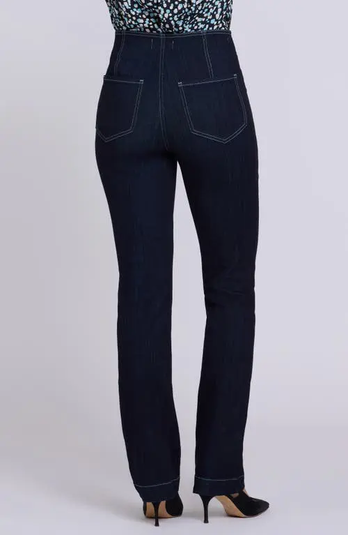 NYDJ Marilyn High Waist Straight Leg Pull-on Jeans