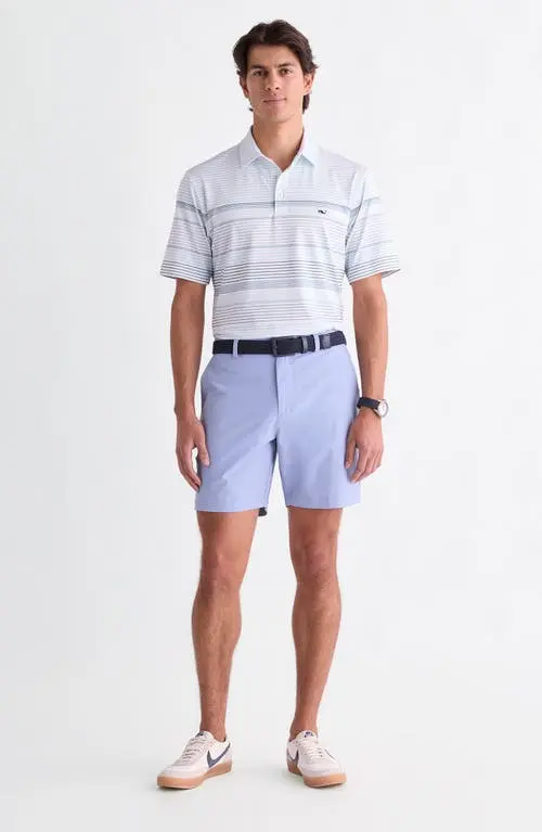 Vineyard Vines Kiawah Stripe Sankaty Performance Polo