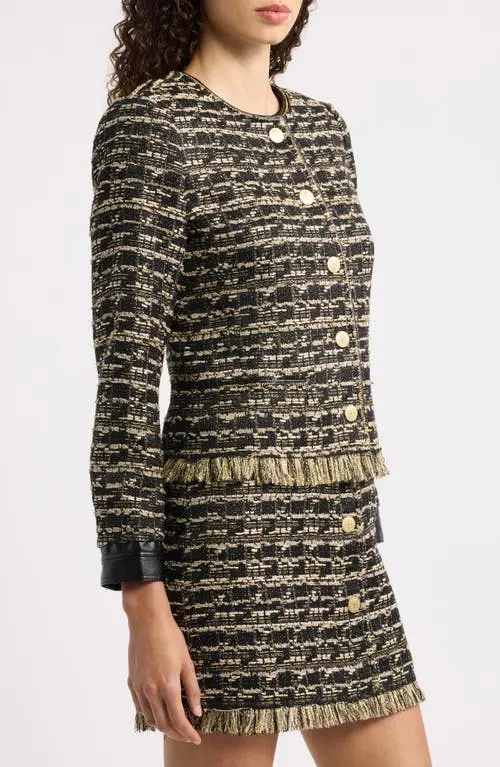 Kobi Halperin Jordan Tweed Jacket - Black Multi