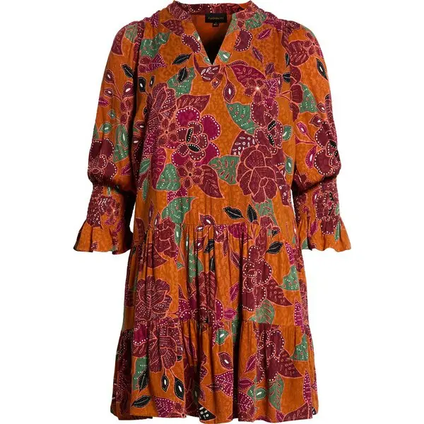 SUGARLIPS Marven Floral Shift Minidress