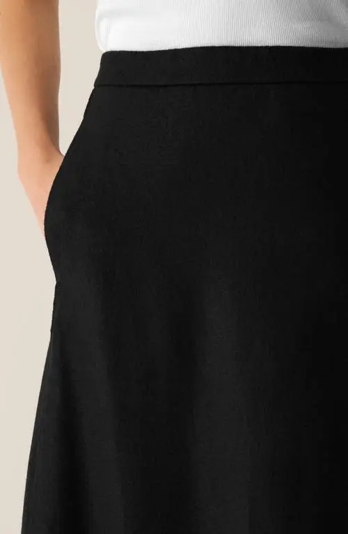 Eileen Fisher Wool Lantern Skirt