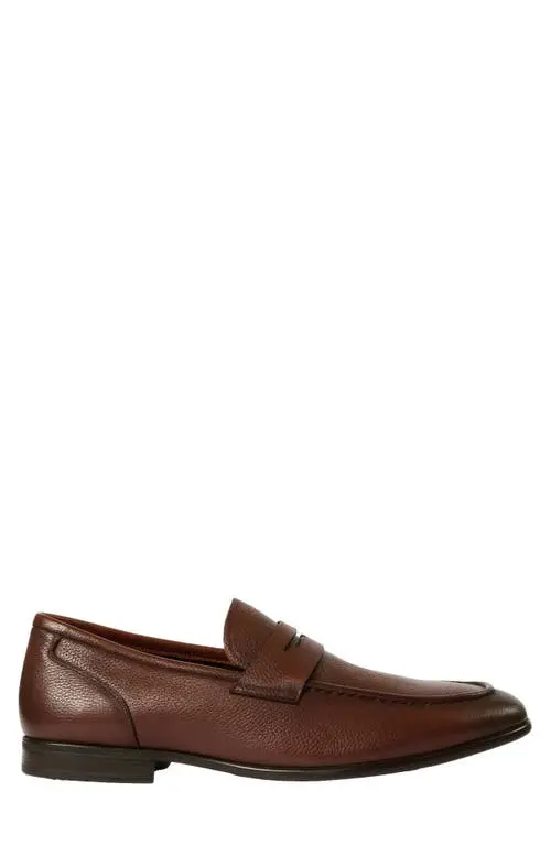 Andre Assous Thomas Leather Penny Loafer - Cognac Leather