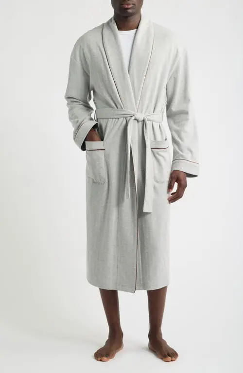 Majestic International Frosted Herringbone Shawl Robe