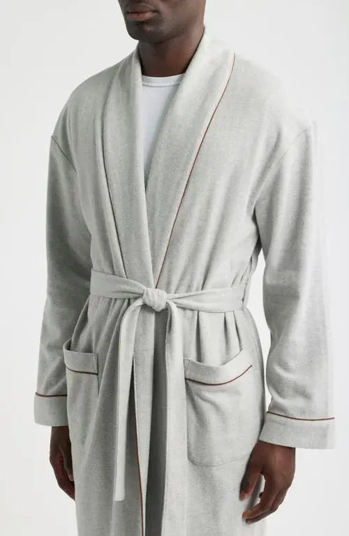 Majestic International Frosted Herringbone Shawl Robe