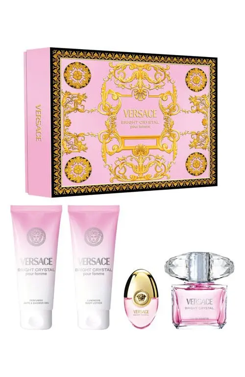 Versace Bright Crystal Eau De Toilette Set $299 Value - No Color