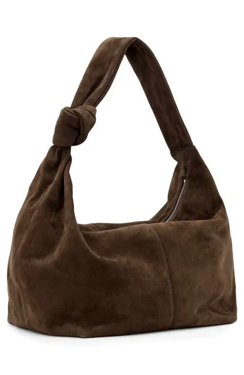 ALLSAINTS Effie Large Suede Shoulder Bag