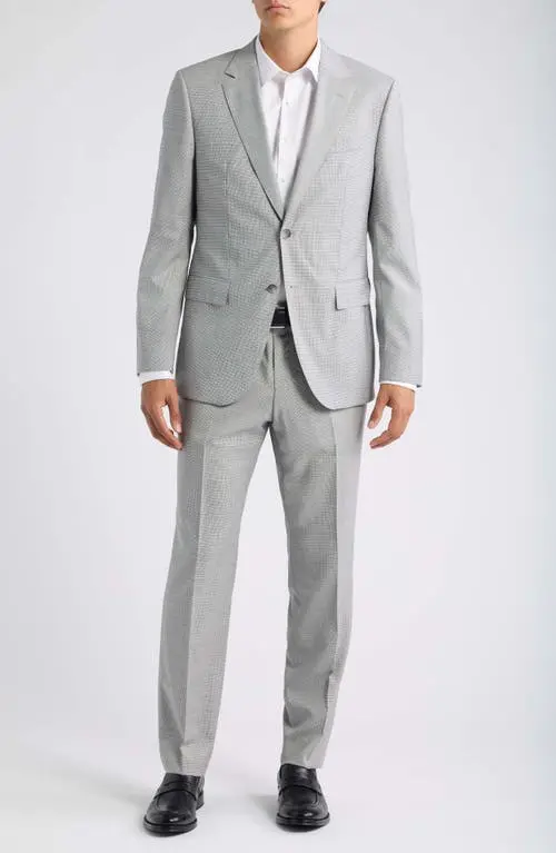 BOSS Huge Trim Fit Virgin Wool Suit