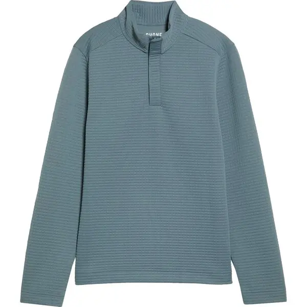 RHONE Landmark Quarter Zip Pullover - Shadow Blue