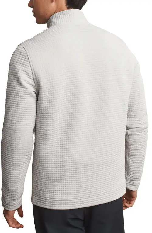 RHONE Landmark Quarter Zip Pullover - Sleet Gray