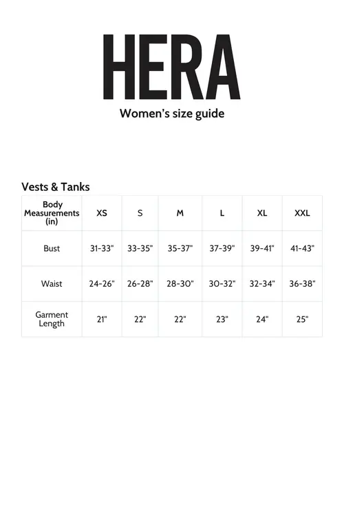 HERA Essential Scoop Neck Fitted Vest - Black