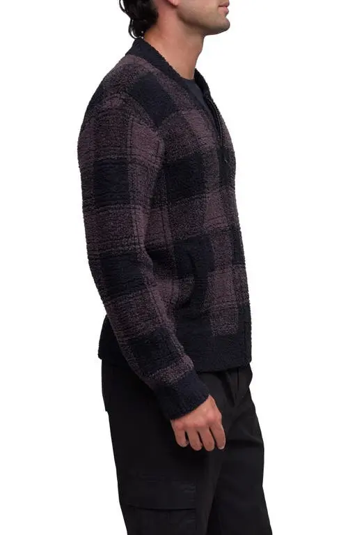 Barefoot Dreams Cozychic Plaid Bomber Jacket