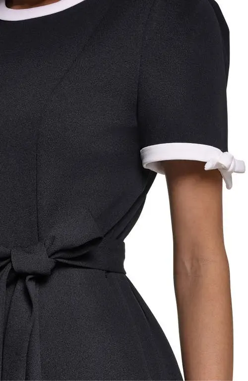 Karl Lagerfeld Paris Scuba Crepe Jumpsuit