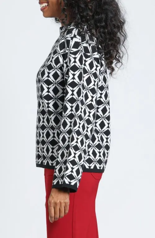 APNY Funnel Neck Pullover Sweater
