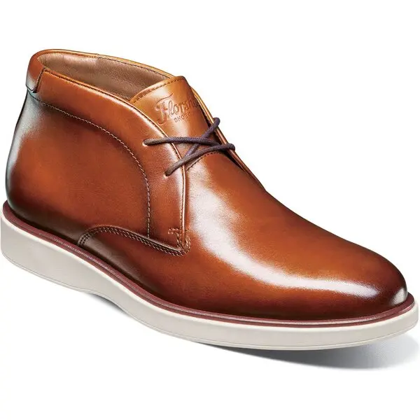 Florsheim Avenue Plain Toe Chukka Boot - Cognac Multi