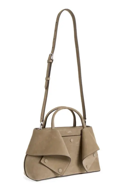TOTEME Small Mercer Nubuck Leather Tote - Rock